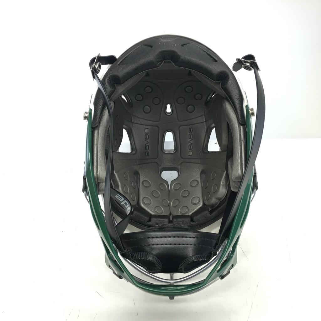 Cascade Pro 7 Lacrosse Helmet - One Size - (White / White / Green) Long ...