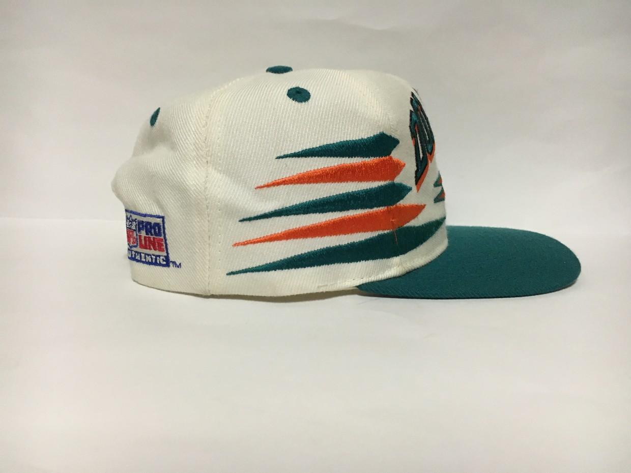 Vintage Miami Dolphins Logo Athletic Diamond Snapback Hat | SidelineSwap