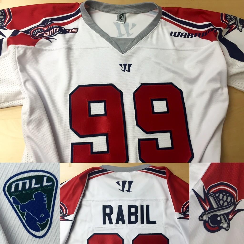 Authentic Paul Rabil Boston Cannons Lacrosse Jersey #99 | SidelineSwap