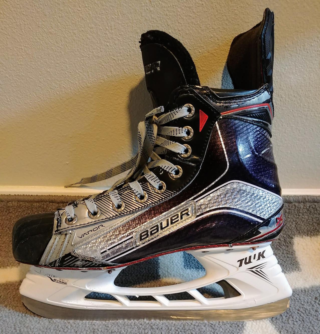 Bauer Vapor 1x Skate - Pro Stock - 7.5 D - Normal eyelets - Clario ...