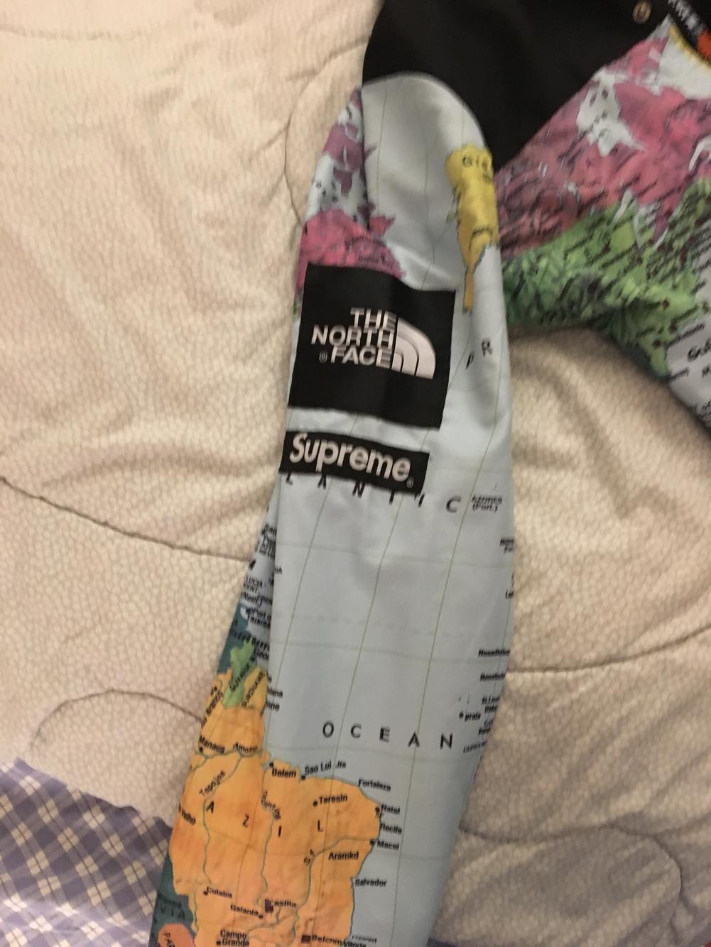 replica Supreme North Face Map Jacket | SidelineSwap