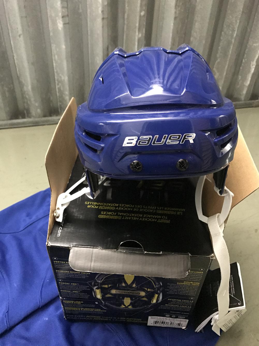 Bauer Reakt Royal Blue helmet | SidelineSwap