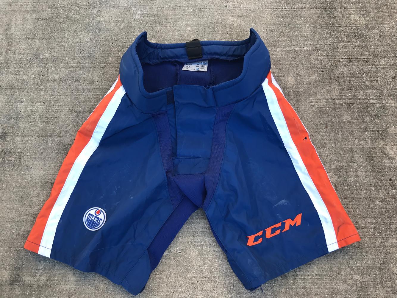 CCM PP90 Medium Edmonton Oilers Pro Stock Hockey Shell Royal Blue 7834 ...