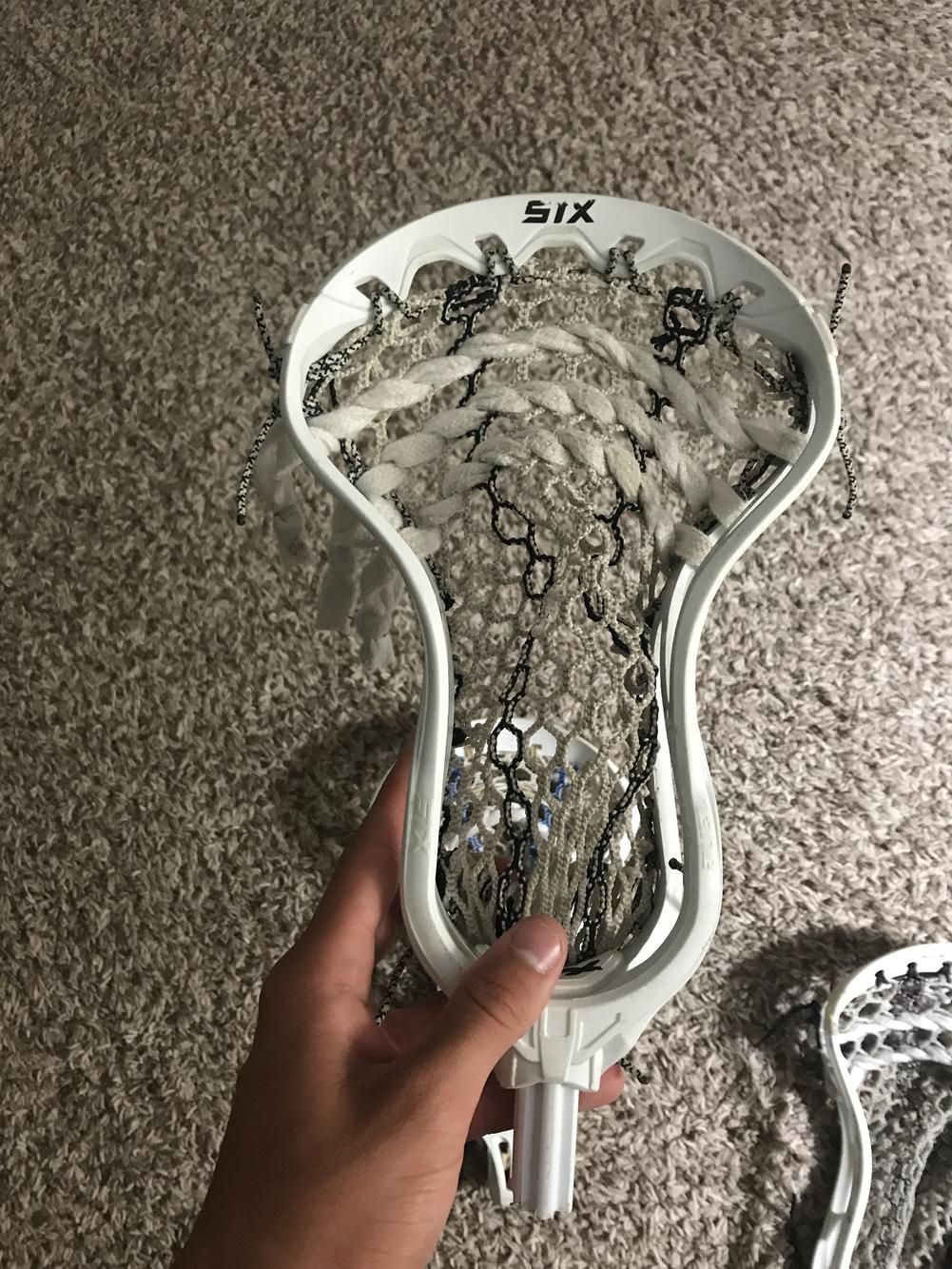 Stx duel string with ecd hero mesh great face off head | SidelineSwap