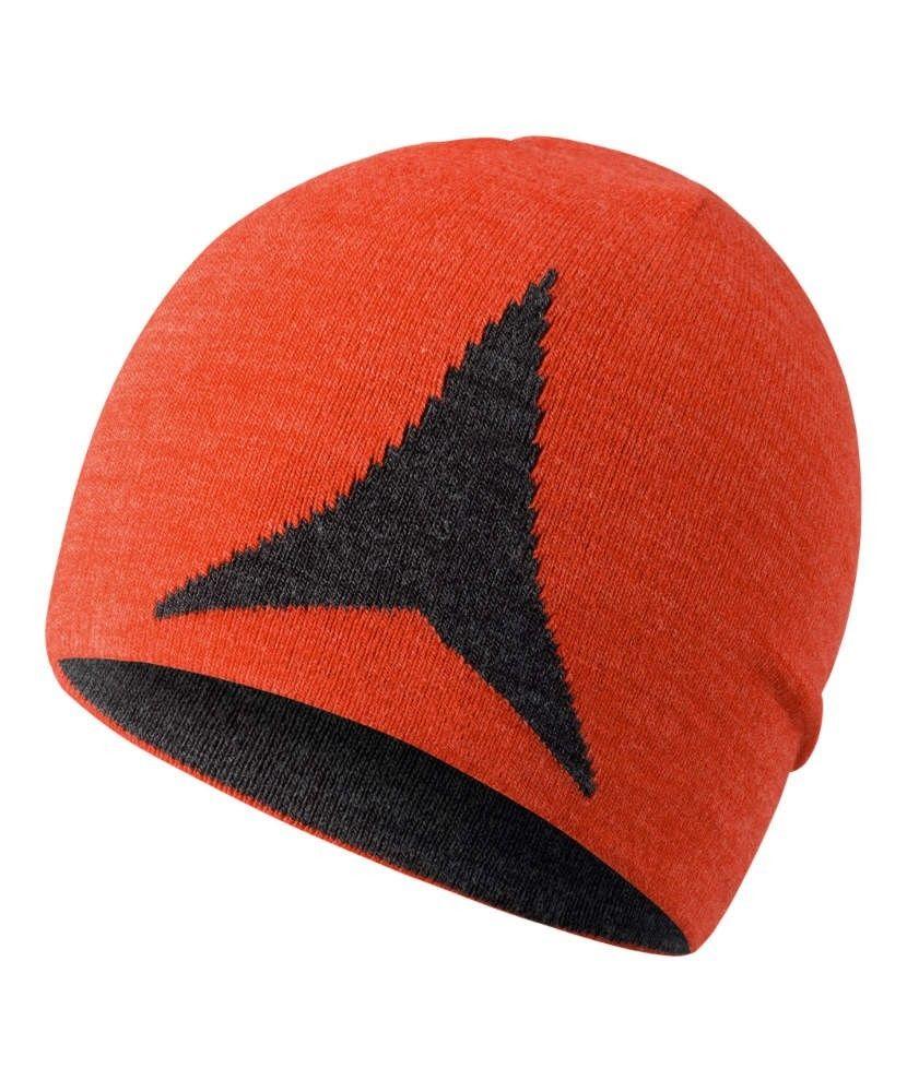 ATOMIC AMT REVERSIBLE WARM WINTER HAT/BEANIE DOUBLE LAYER (RED/ PEPPER ...