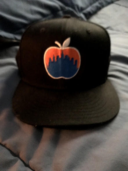 New York Mets Apple Skyline Snapback - Barstool Sports Hat | SidelineSwap