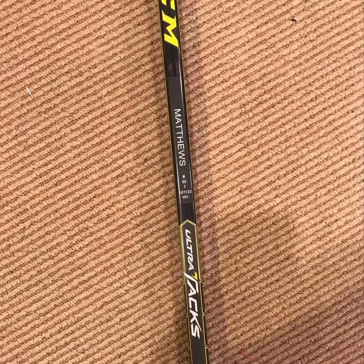 CCM Auston Matthews Ultra Tacks Pro Stock Stick | SOLD | Hockey Sticks ...