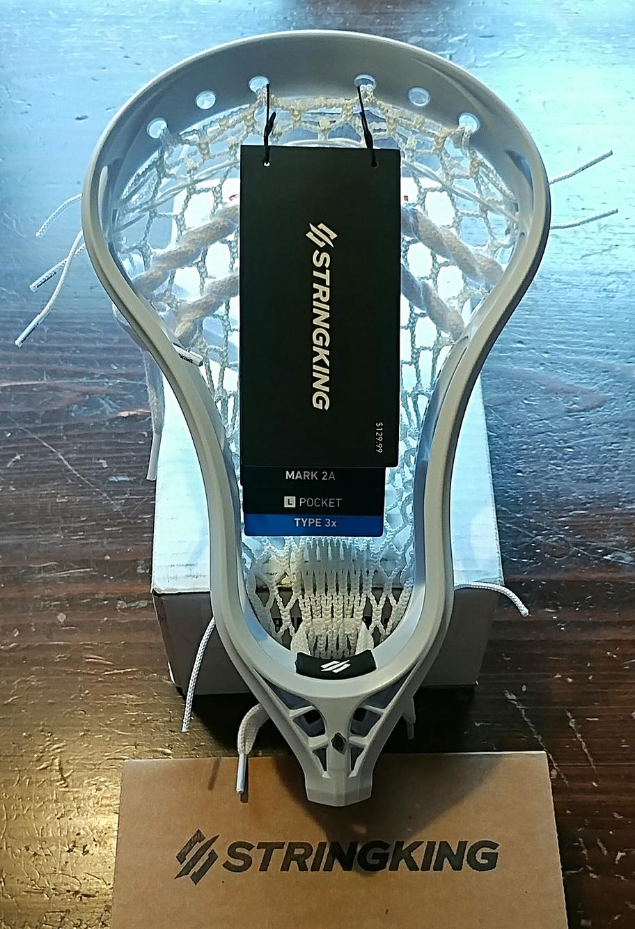 1 BNWT StringKing 2A Lacrosse Head Strung w/ 3X Mesh | SidelineSwap