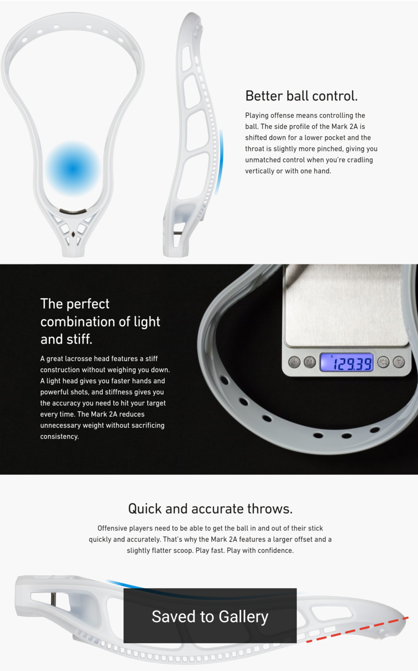 1 BNWT StringKing 2A Lacrosse Head Strung w/ 3X Mesh | SidelineSwap