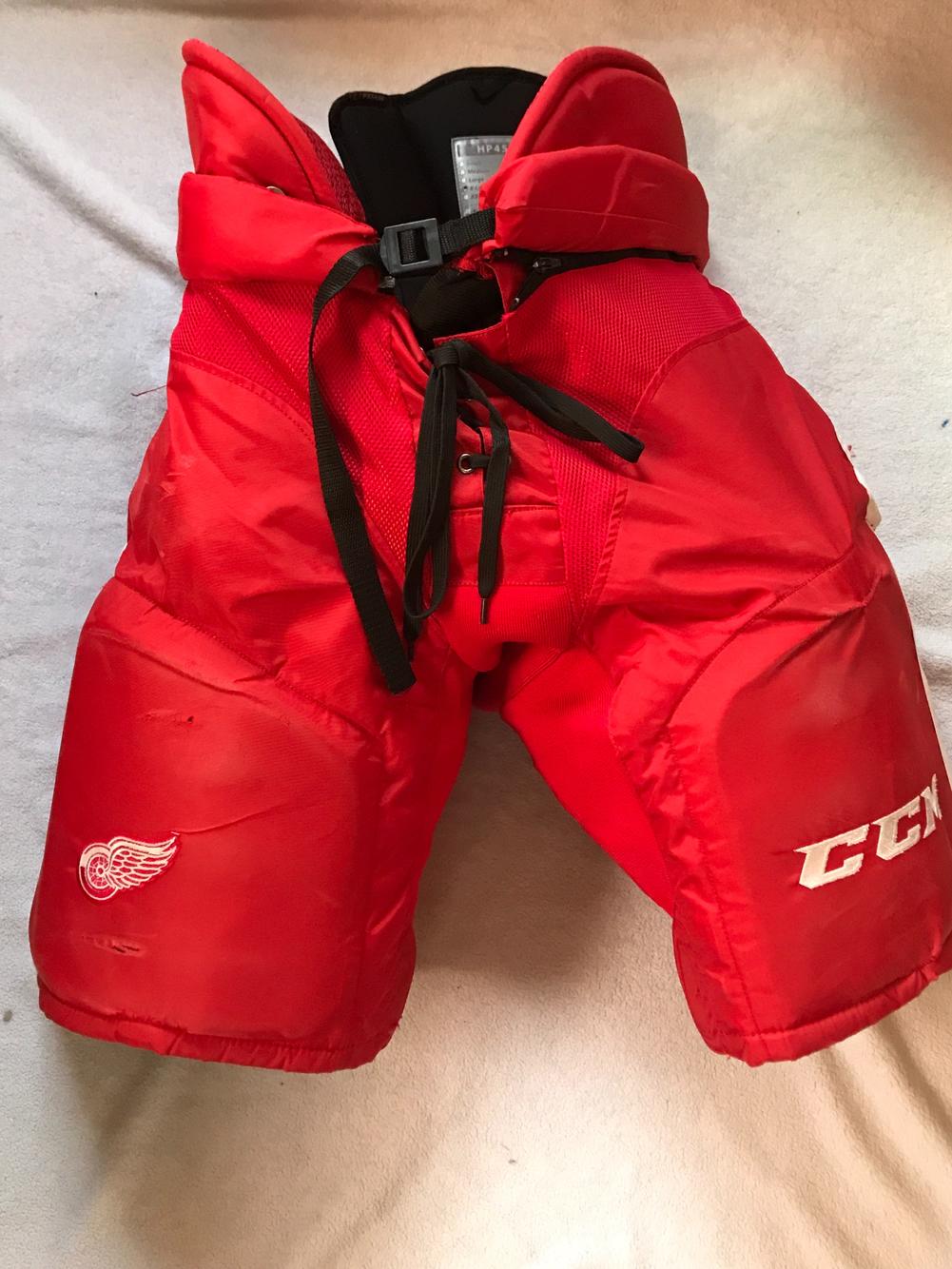 Detroit Red Wings HP45x CCM Pants Size Xl pro stock return item# GRP5 ...