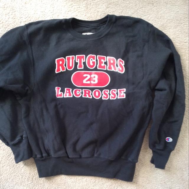 Rutgers Lacrosse Crew Neck Sweatshirt-Men’s Medium/Large | SidelineSwap