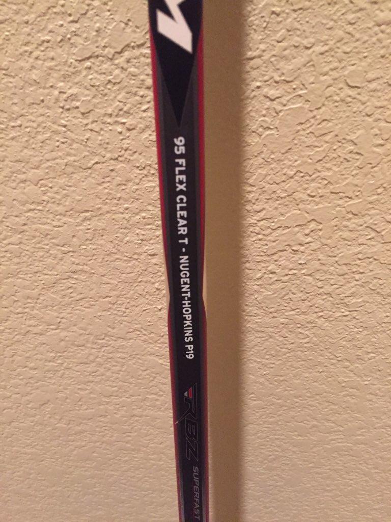 New CCM Rbz superfast Stick Left 95 flex p19/p92 (Nugent-Hopkins) curve ...