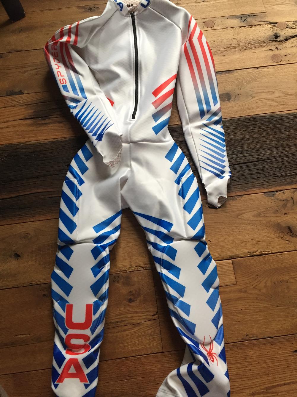 New Medium Spyder us ski team Race Suit | SidelineSwap