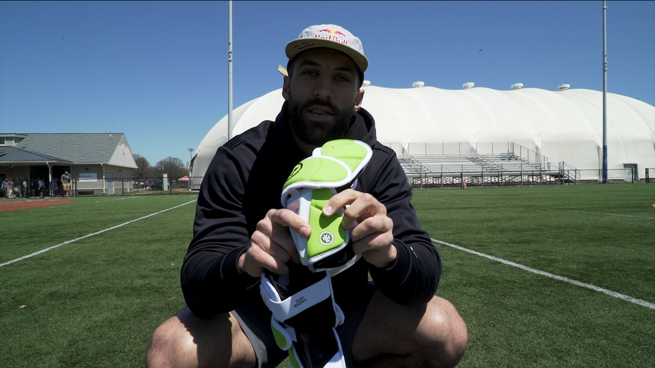 Paul Rabil's Custom New York Lizards Warrior Burn Arm Pads | SidelineSwap