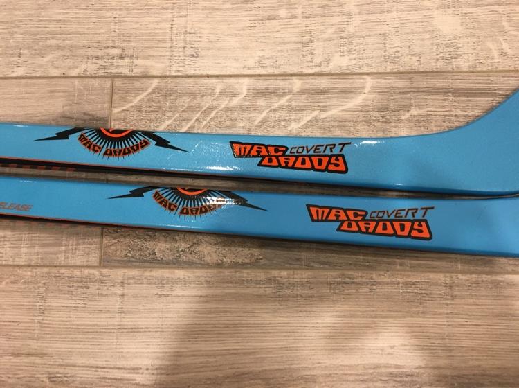 Warrior Covert Mac Daddy Junior Left Handed Sticks Backstrom Curve W03 ...