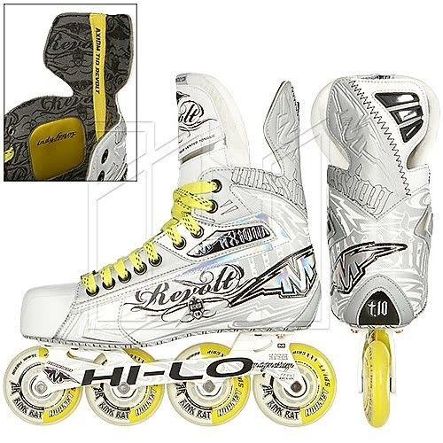 MISSION AXIOM T10 REVOLT Roller Hockey Skates LIMITED EDITION Size 9D ...