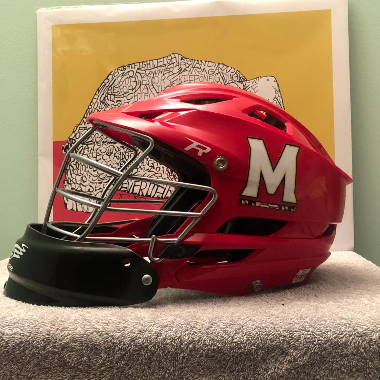 University Of Maryland Team Issued Cascade R Helmet (M Logo On Both ...