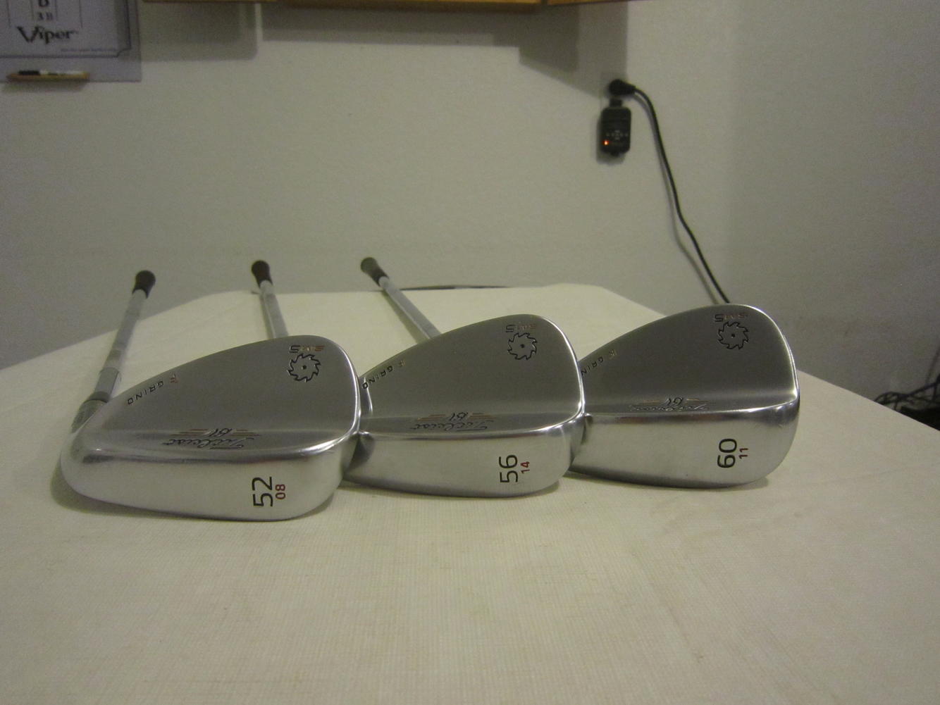 Titleist Vokey SM5 Tour Satin Chrome Wedge Set SM-5 - 52* - 56* - 60* - Steel | SidelineSwap