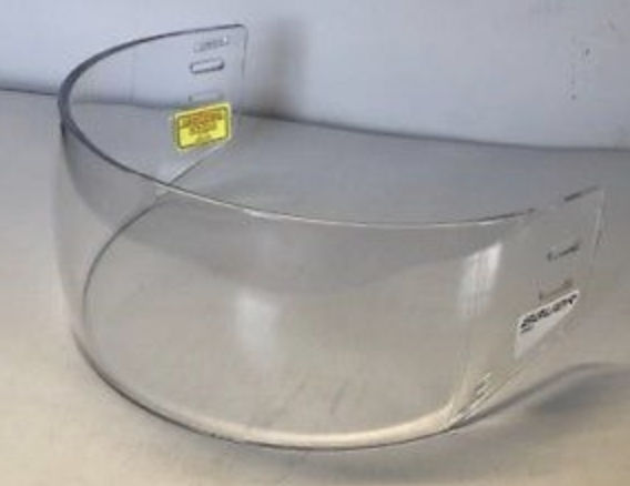 Bauer Pro Straight Medium Hockey Visor Half Shield - Clear | SidelineSwap