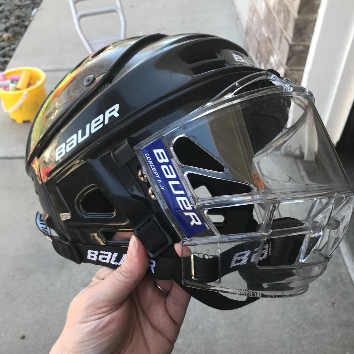 Bauer Youth Helmet With Full Bauer Face Shield | SidelineSwap