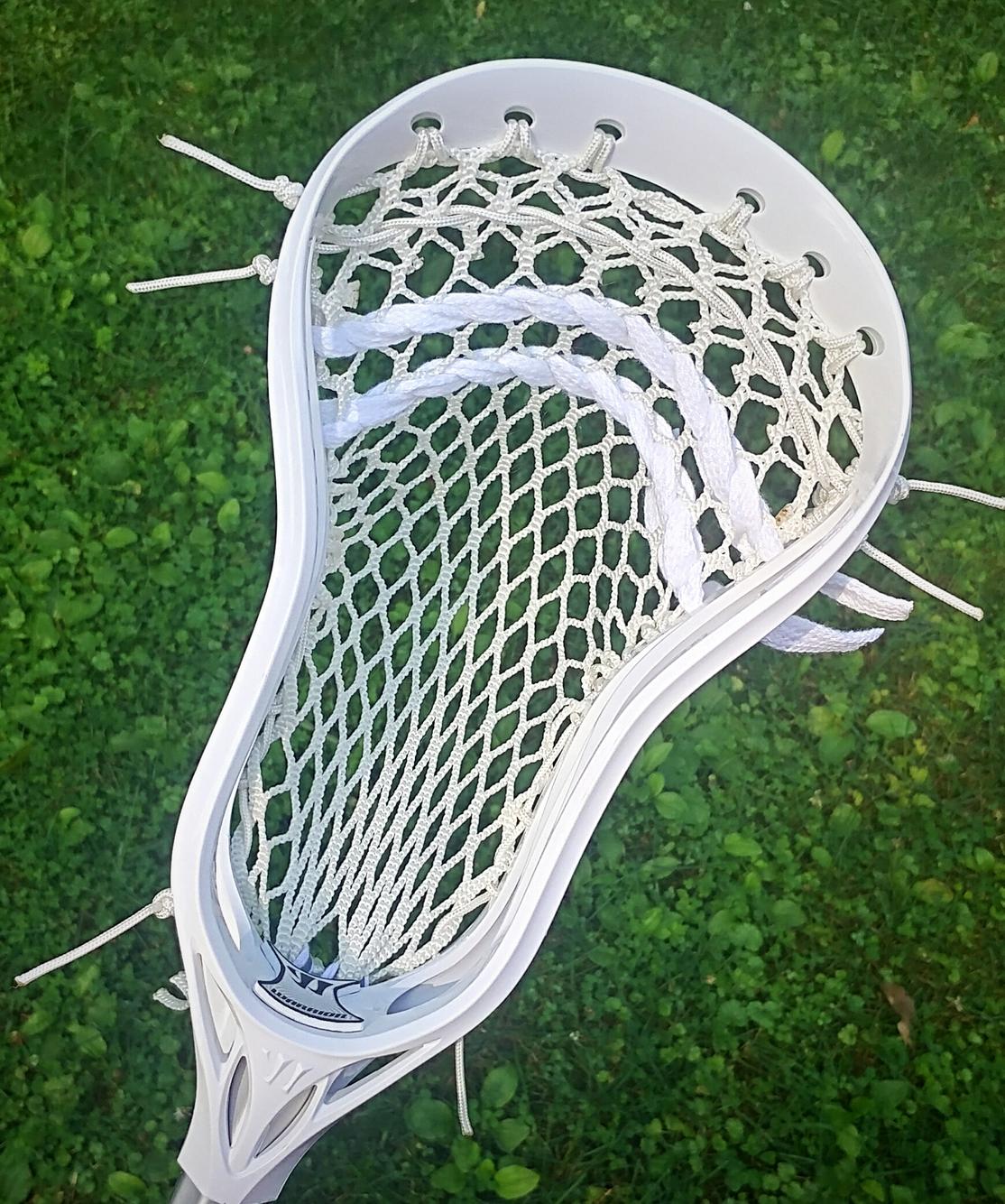1 BNWT Warrior Evo 4 X6 Lacrosse Head Strung w/ G3 Semi-Soft Mesh w/Mid-High Pocket | SidelineSwap