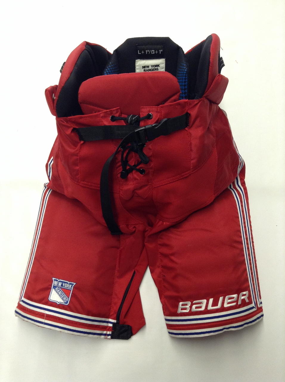 Bauer One95 Custom Pro Stock Hockey Pants LARGE +1" New York Rangers ...