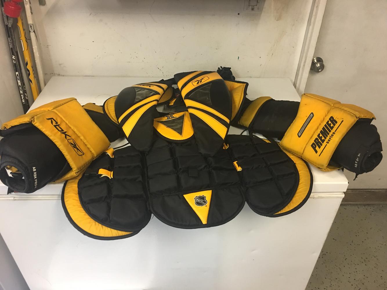 Reebok Premier Pro Chest and Arm Protector Goalie Chest Protector ...