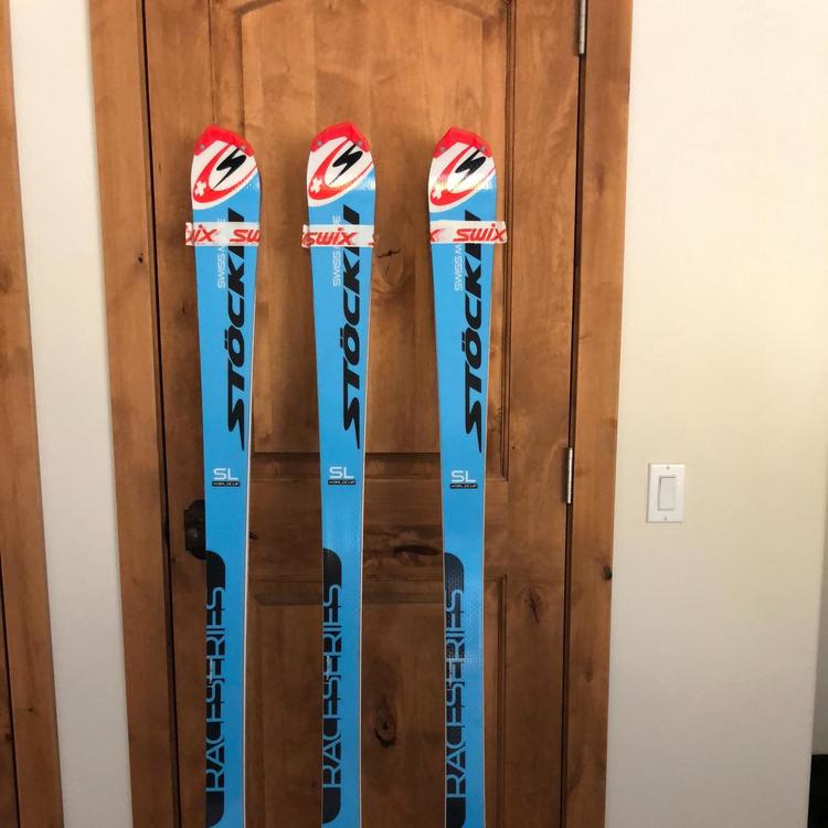 Stockli New Laser FIS World Cup SL | SOLD | Skiing Skis | SidelineSwap