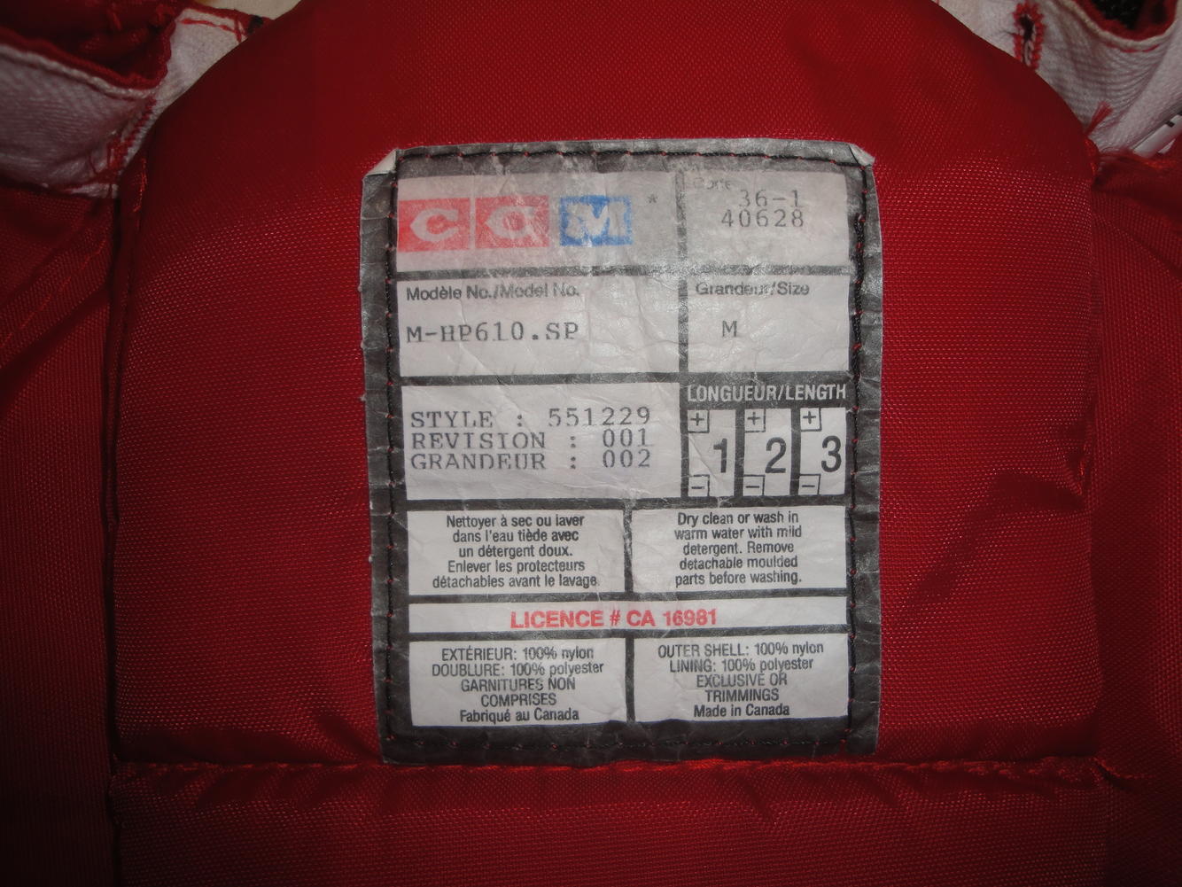 VINTAGE NEW YORK RANGERS CCM SUPRA PANT LOWER MEDIUM | SidelineSwap