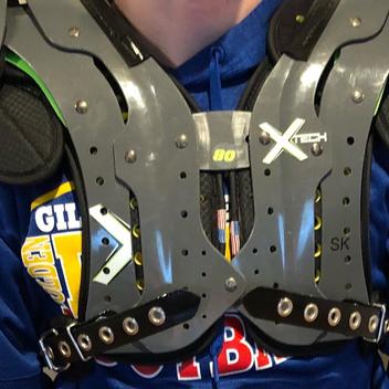 NFL Grade WR/QB Xtech Pads | SOLD | Football Shoulder Pads | SidelineSwap