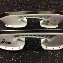 Bauer Tuuk Skate Blades Steel and holders Many Sizes Available | Hockey ...