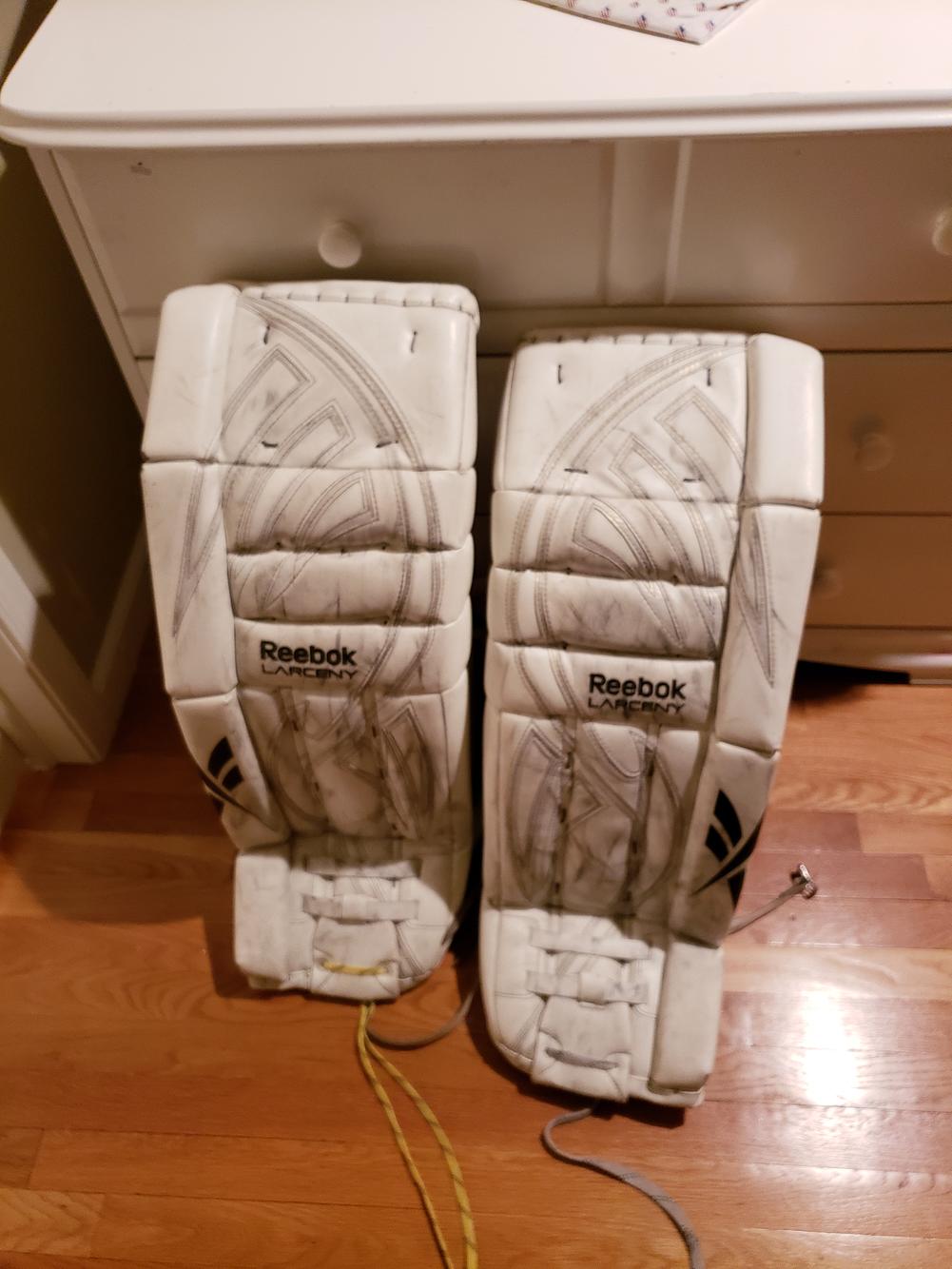 Reebok Larceny Goalie Leg Pads Intermediate | SidelineSwap