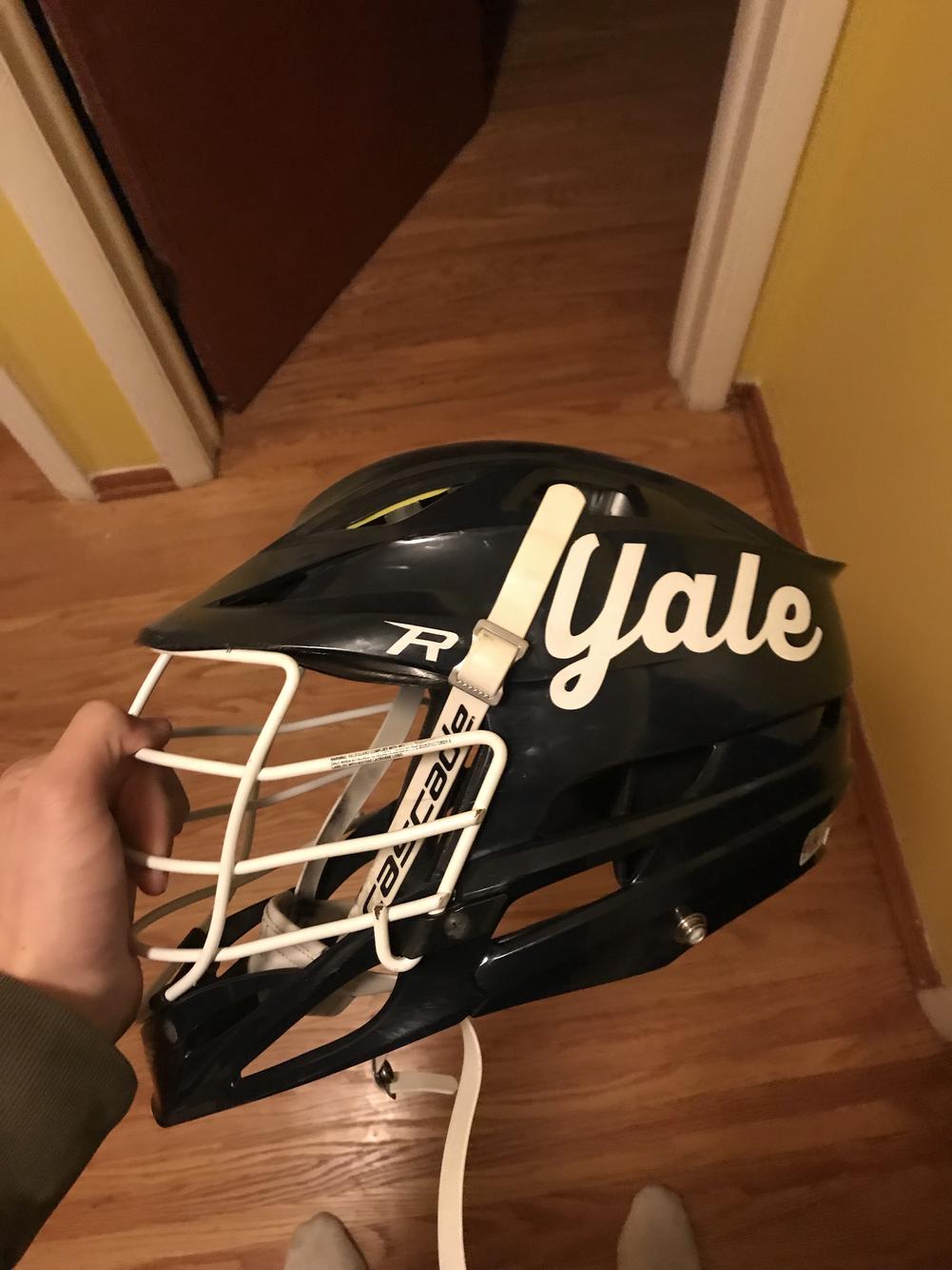 Ben Reeves Game Worn Yale Helmet | SidelineSwap