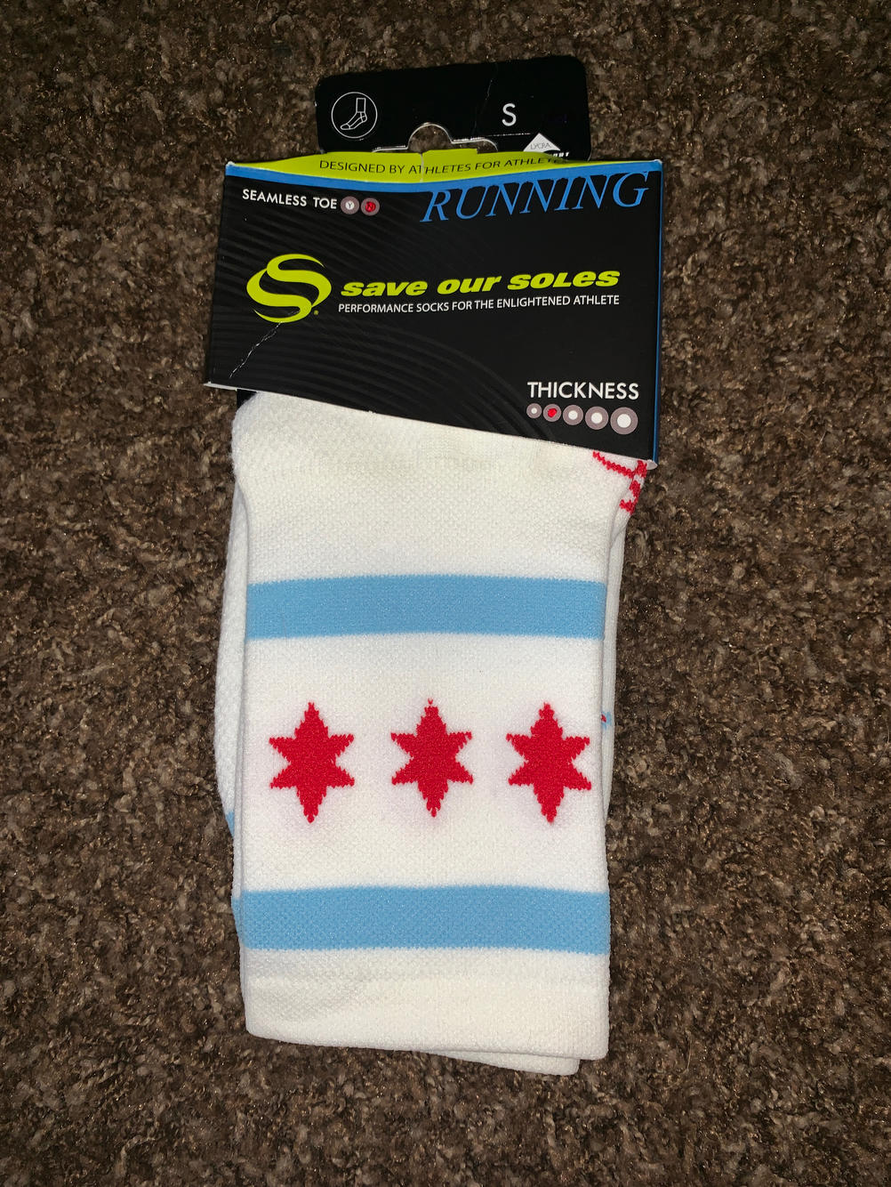 Chicago Flag Lacrosse Sock Rare | SidelineSwap