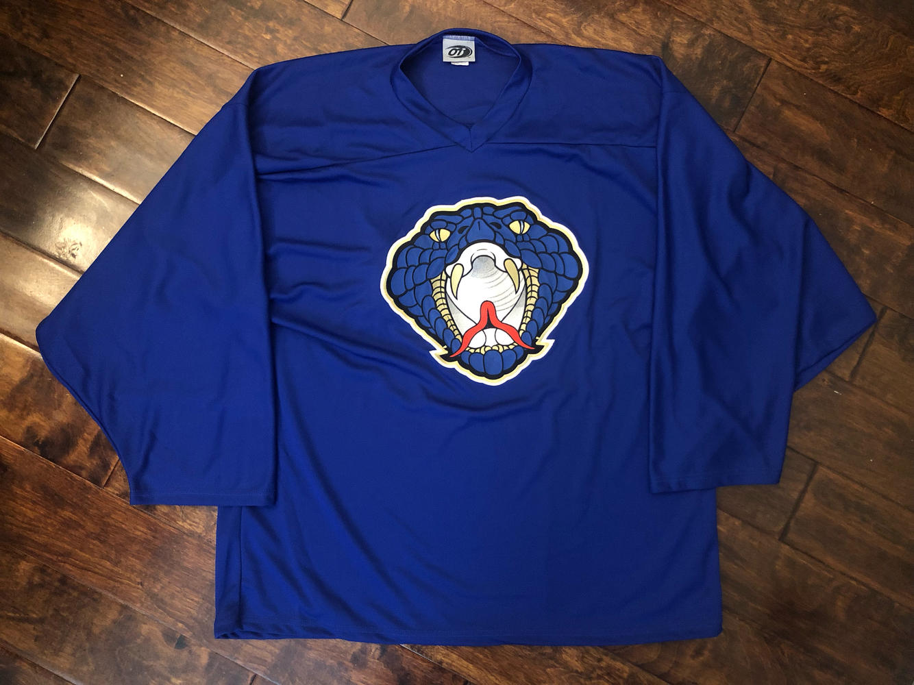 Custom OT Sports SPHL Columbus Cottonmouths Goalie Cut Jersey Sz 56 ...