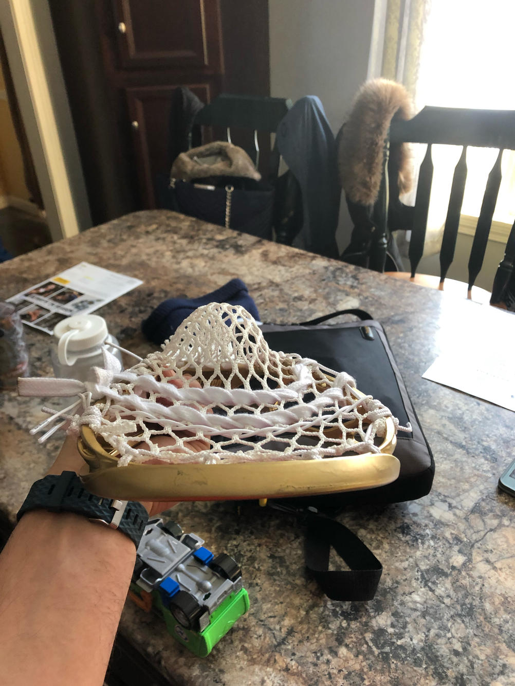 Custom Gold STX Stallion 700 With 4s Mesh | SidelineSwap