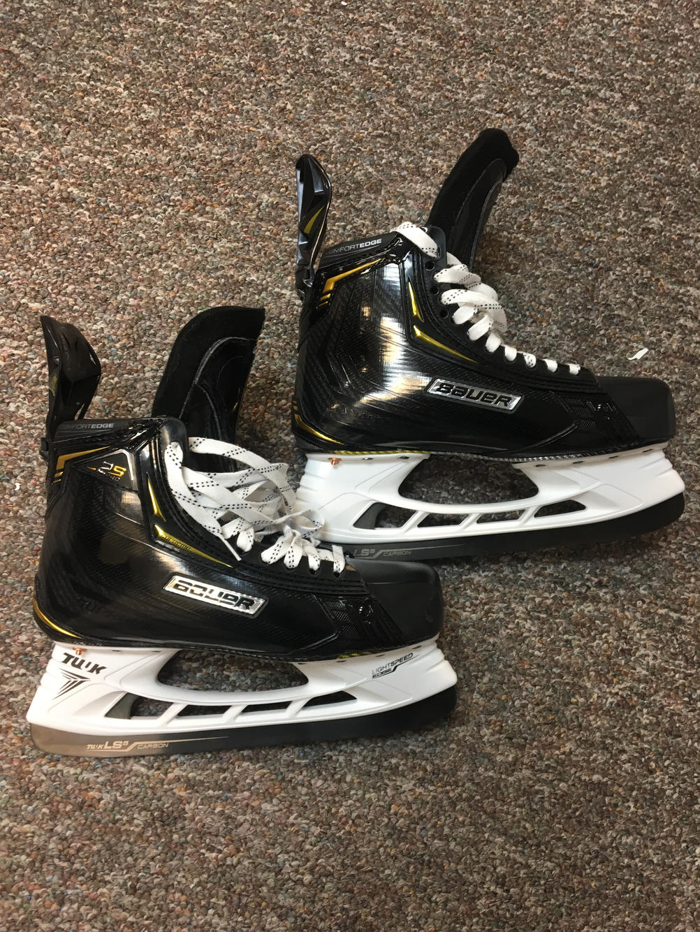 Brand New Custom Bauer Supreme 2S Pro Skates Size 8EE $825.00 Black ...