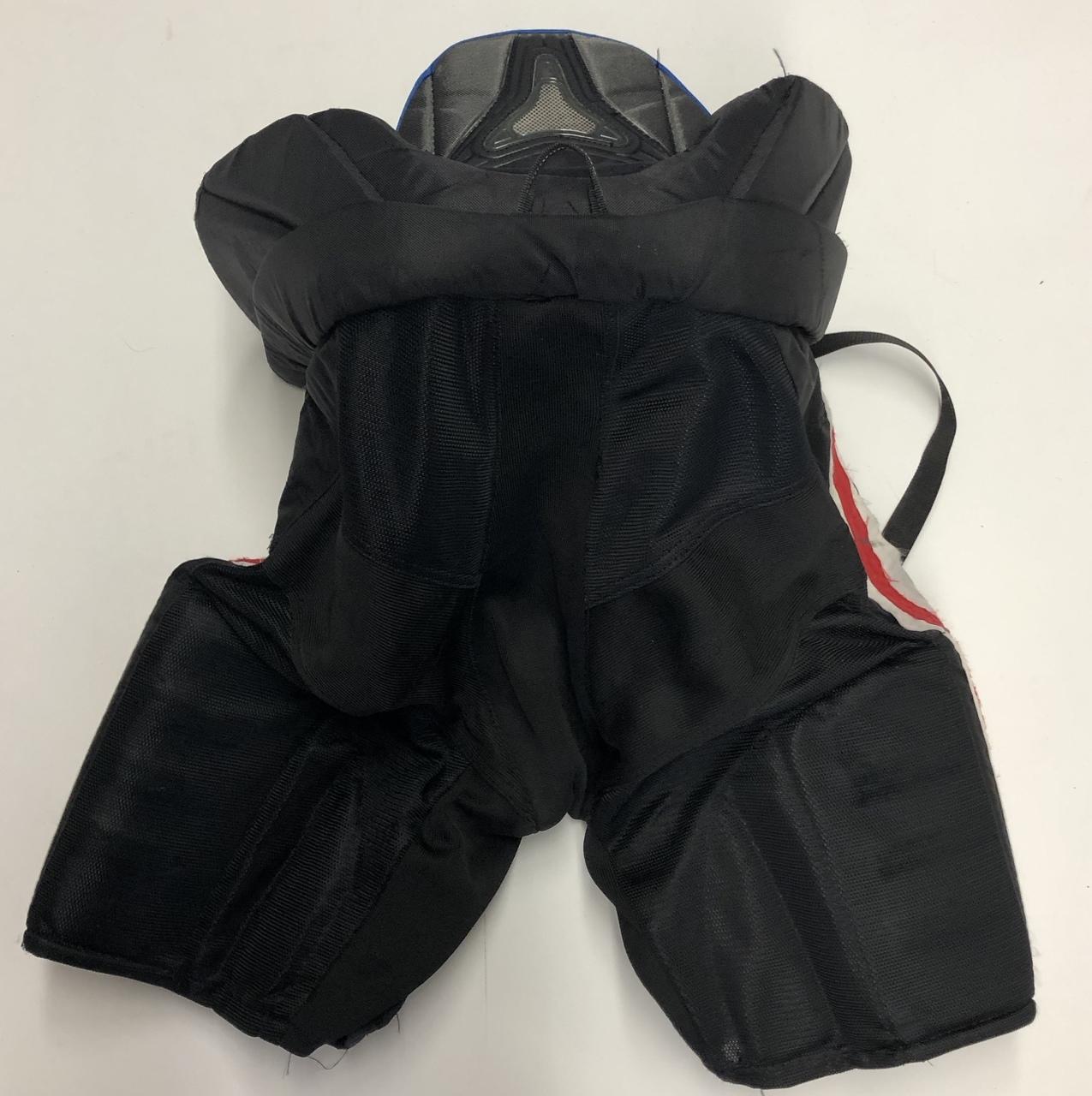 BAUER CUSTOM PRO HOCKEY PANTS NORTHEASTERN HUSKIES MEDIUM PRO STOCK #28 ...