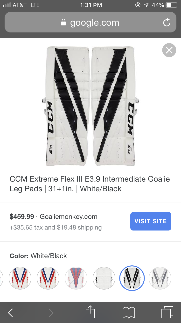 New CCM Extreme Flex 760 Senior Pro Stock | SidelineSwap