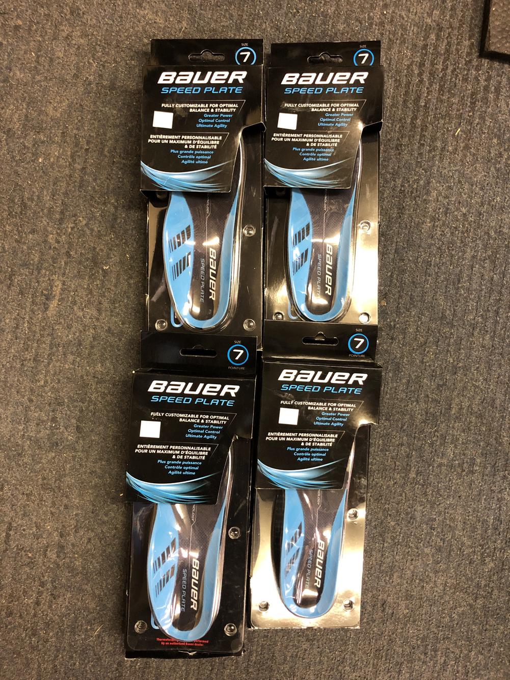 New Bauer Speed Plates Senior Size 7 | SidelineSwap