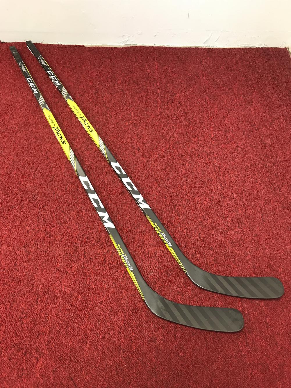 New 2 Pack CCM Super Tacks LH Sticks P17 85 Flex Pro Stock Item#AR100 ...