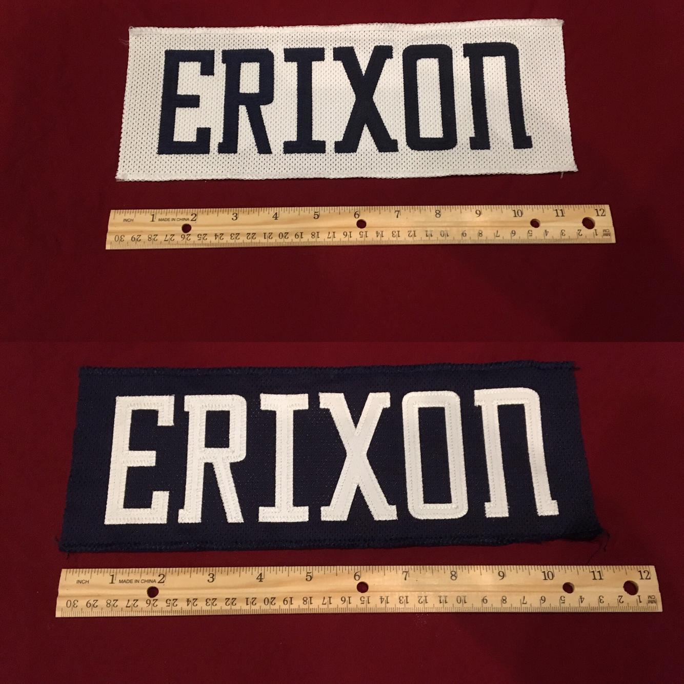 Tim ERIXON Springfield Falcons AHL Hockey Jersey Nameplate Tag Lot of 2 ...