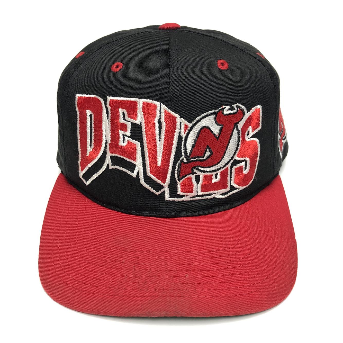 Vintage New Jersey Devils Snapback Hat GCap Wave | SidelineSwap