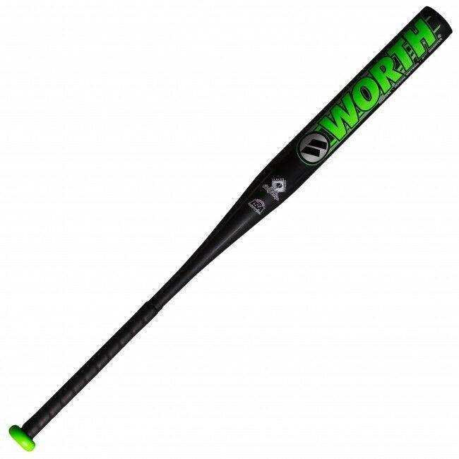 2018 Worth Wicked XL 34"/27 oz. SSUSA Senior Slowpitch Softball Bat ...