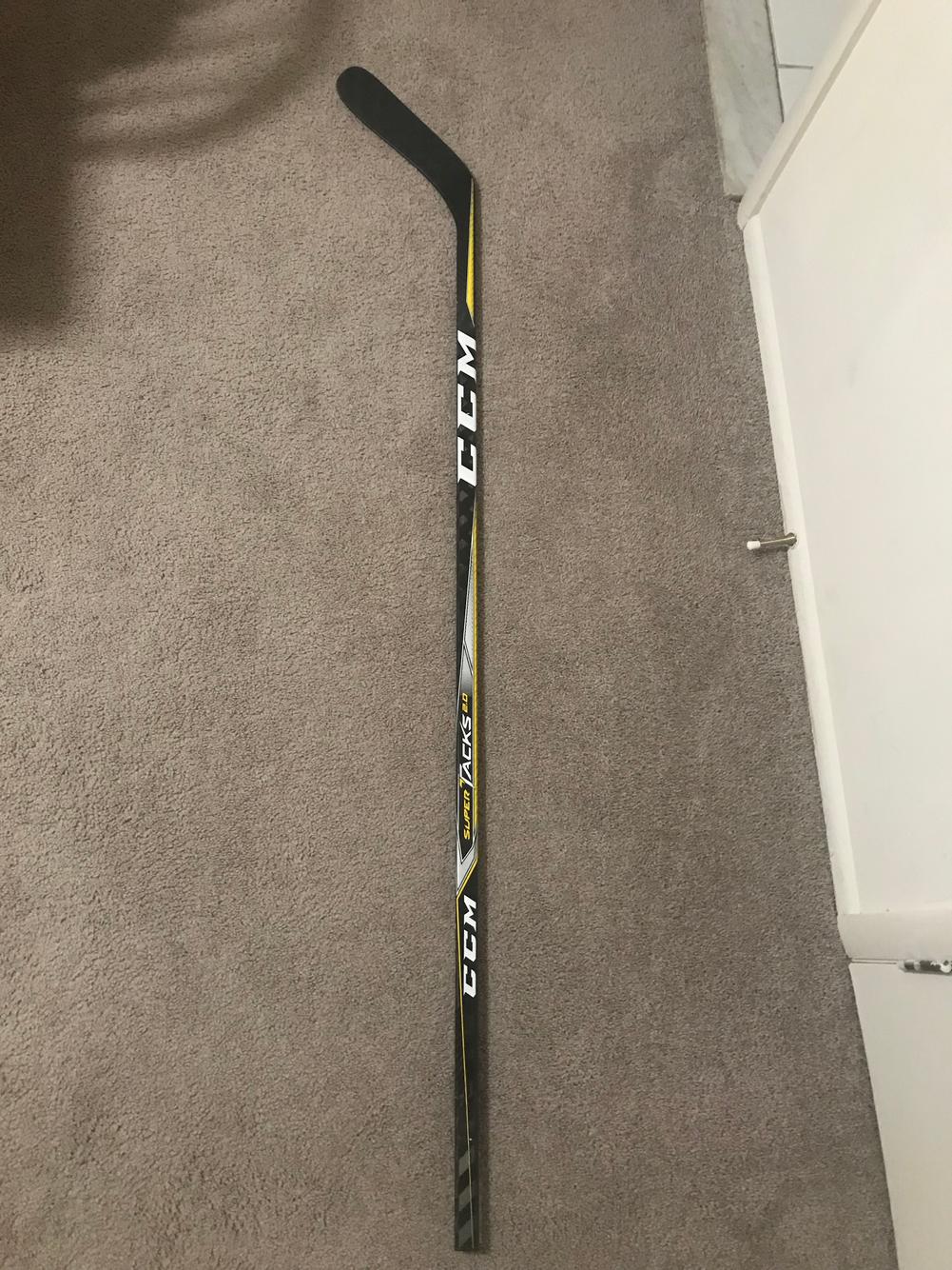 3 New CCM Super Tacks 2.0 Hockey Stick Lefty Mid Senior Pro Stock ...