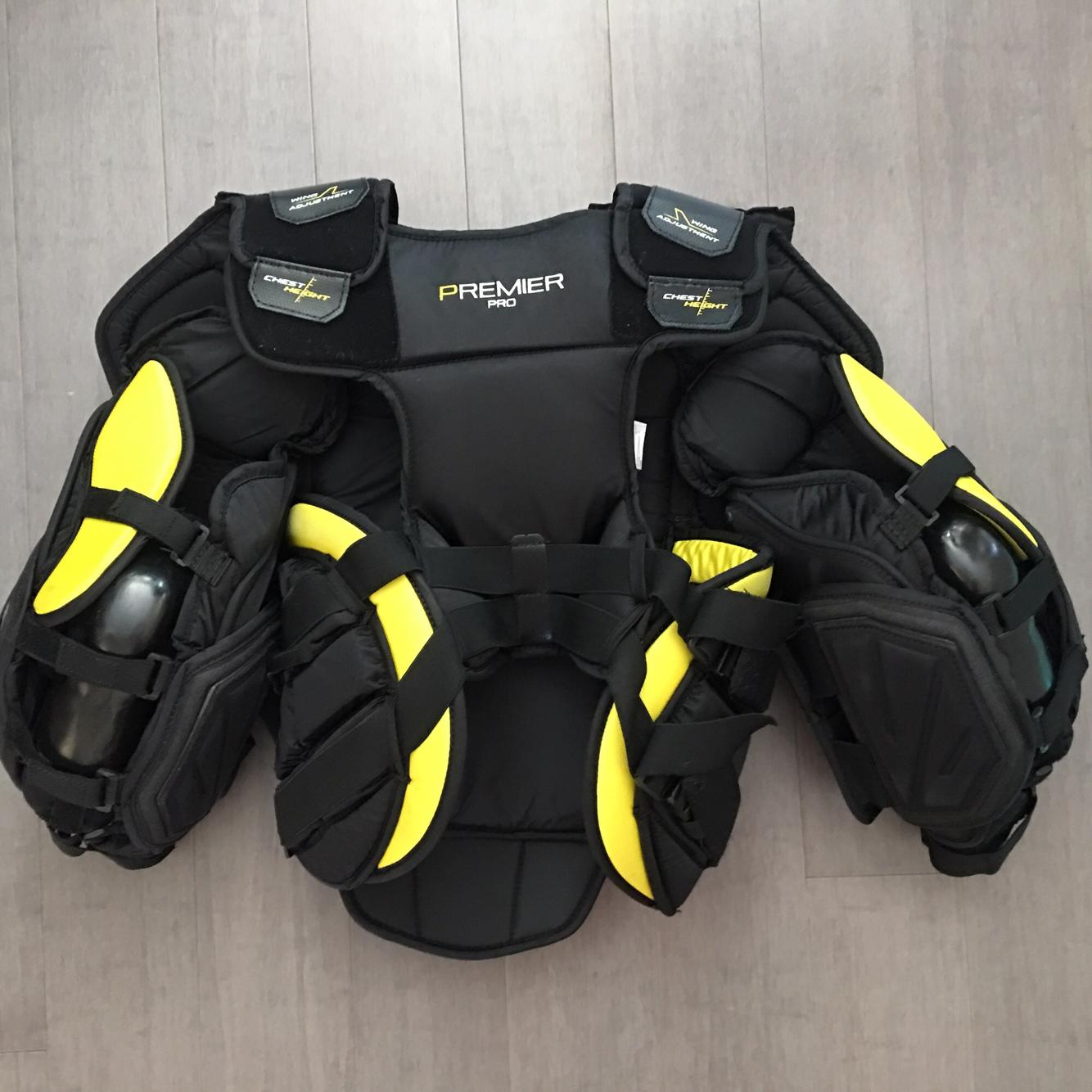 Premier Pro Chest and Arm Protector Goalie Chest Protector Senior ...
