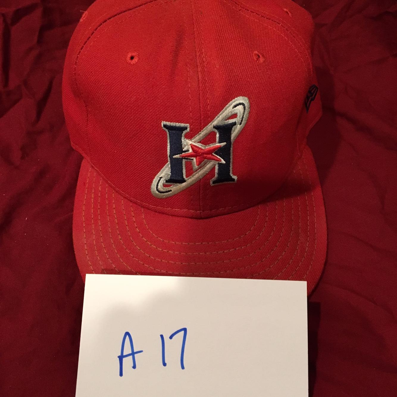 David Welch Huntsville Stars #38 MiLB Game Used Worn New Era Baseball ...