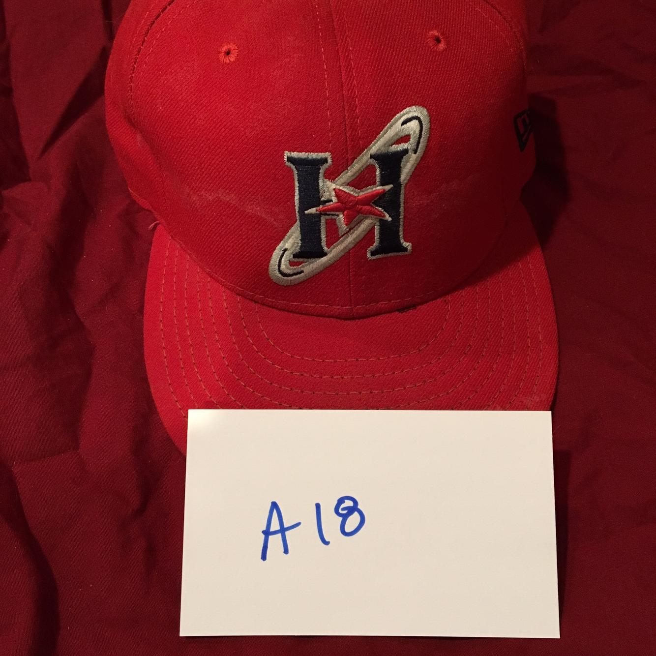 Sam Narron Huntsville Stars #41 MiLB Game Used Worn New Era Baseball ...