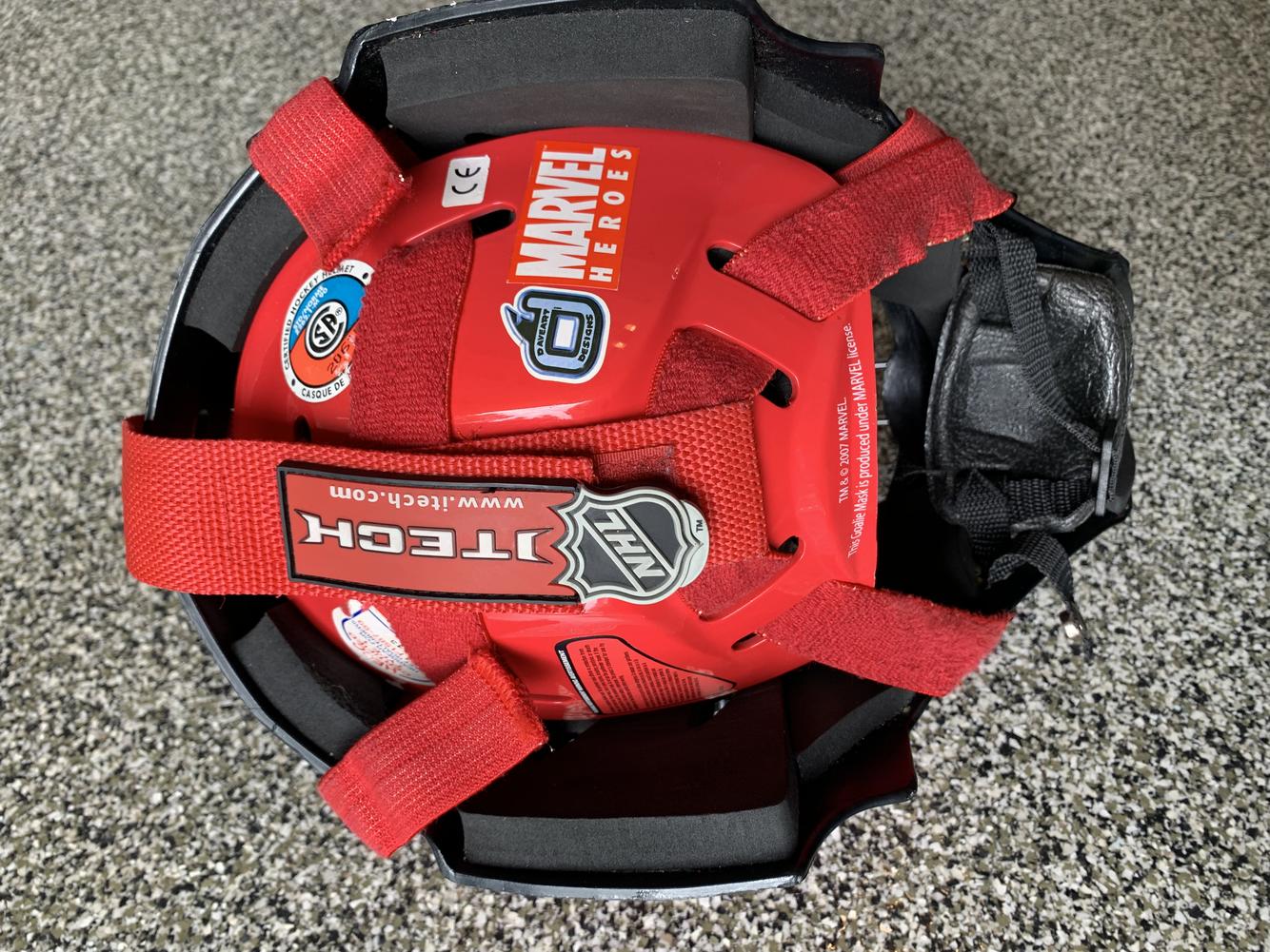 Itech Goalie Mask Junior Spider-Man | SidelineSwap