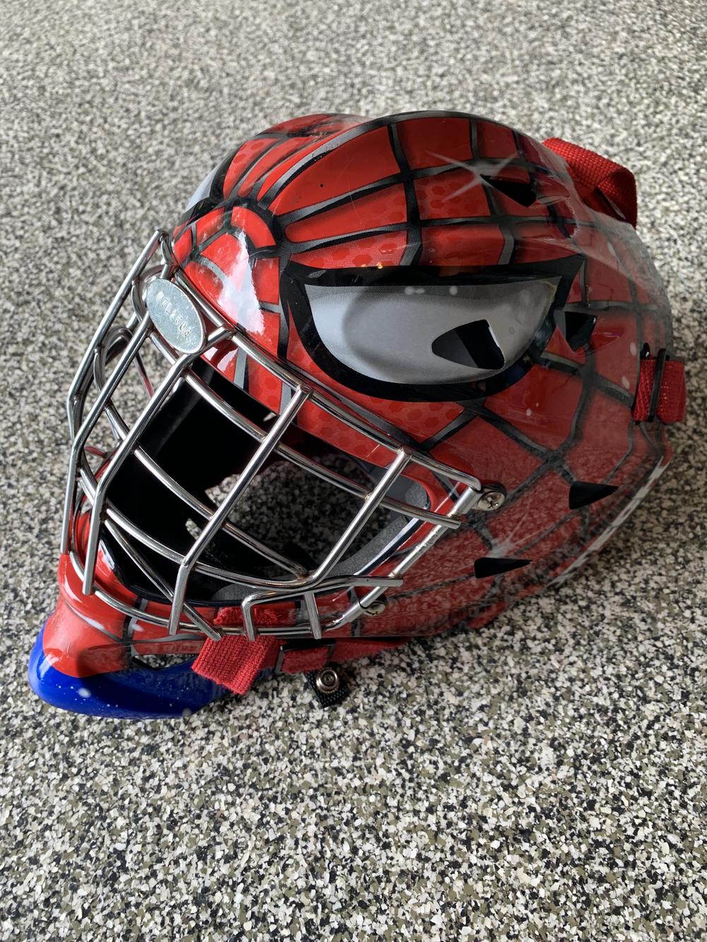 Itech Goalie Mask Junior Spider-Man | SidelineSwap